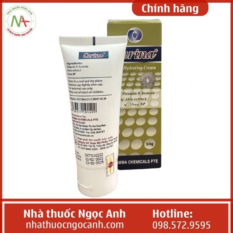 Kem dưỡng da Cerina là thuốc gì, có tác dụng gì, mua ở đâu, giá bao nhiêu