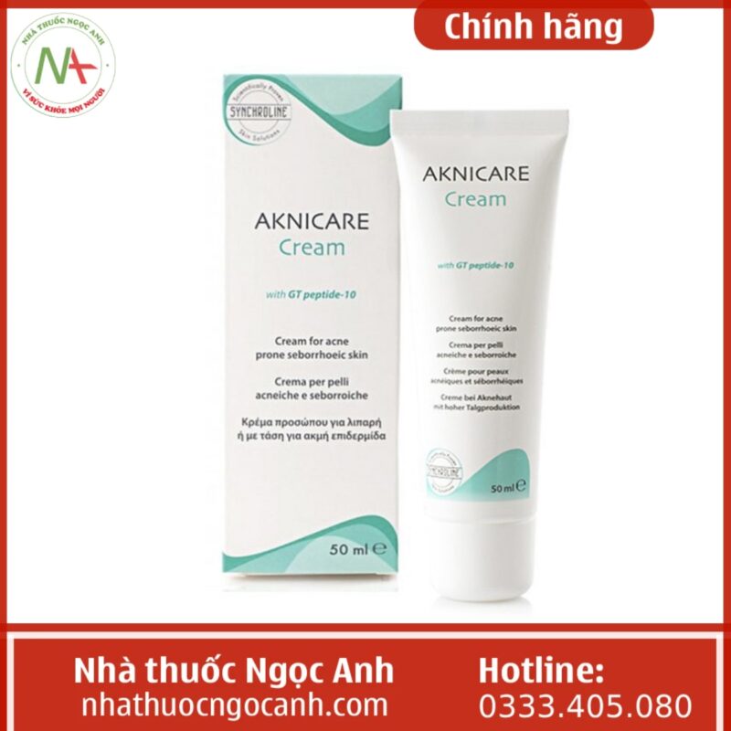 Thuốc Aknicare Cream 50ml cách dùng, review, giá bao nhiêu, mua ở đâu