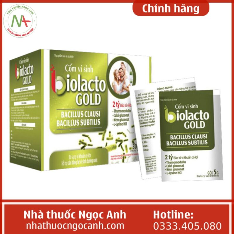 Thuốc Biolacto Gold có tác dụng gì, giá bao nhiêu, mua ở đâu?