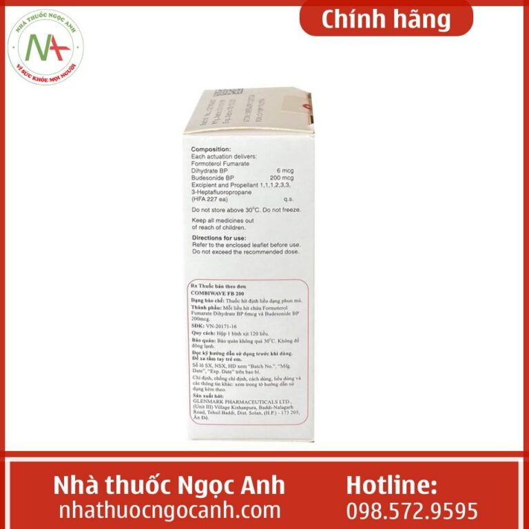 Thuốc Combiwave FB 200 có tác dụng gì, giá bao nhiêu, mua ở đâu