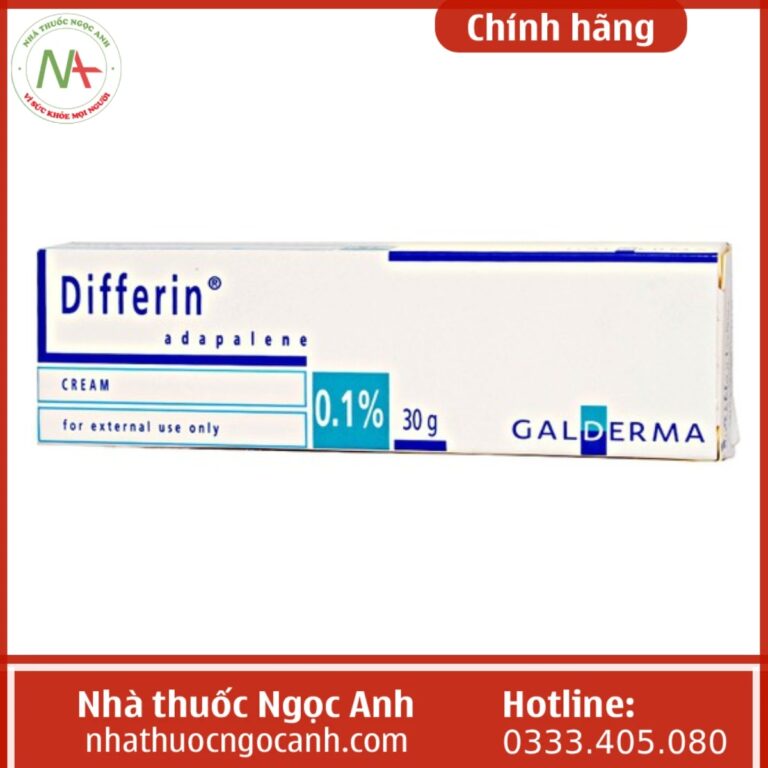 Thuốc Differin 30g 0,1% có đẩy mụn không, giá bao nhiêu, mua ở đâu