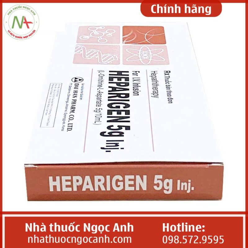 Thuốc Heparigen Inj. 5g/10mL là thuốc gì, giá bao nhiêu, mua ở đâu