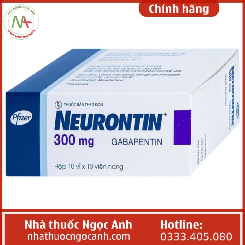 Thuốc Neurontin 300mg Pfizer là thuốc gì, giá bao nhiêu, mua ở đâu