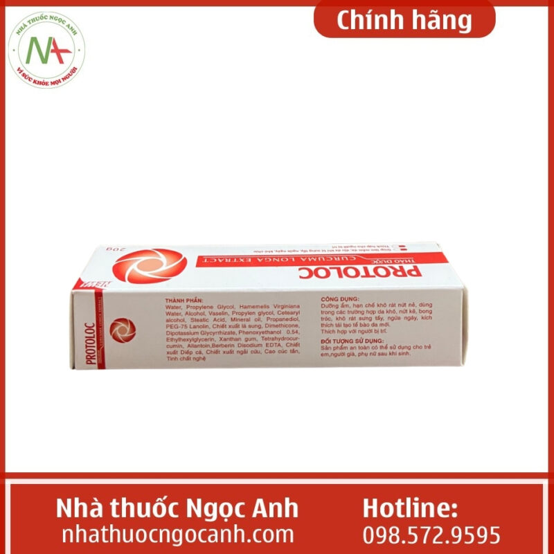 Thuốc bôi trĩ Protoloc 20g có tốt không, giá bao nhiêu, mua ở đâu
