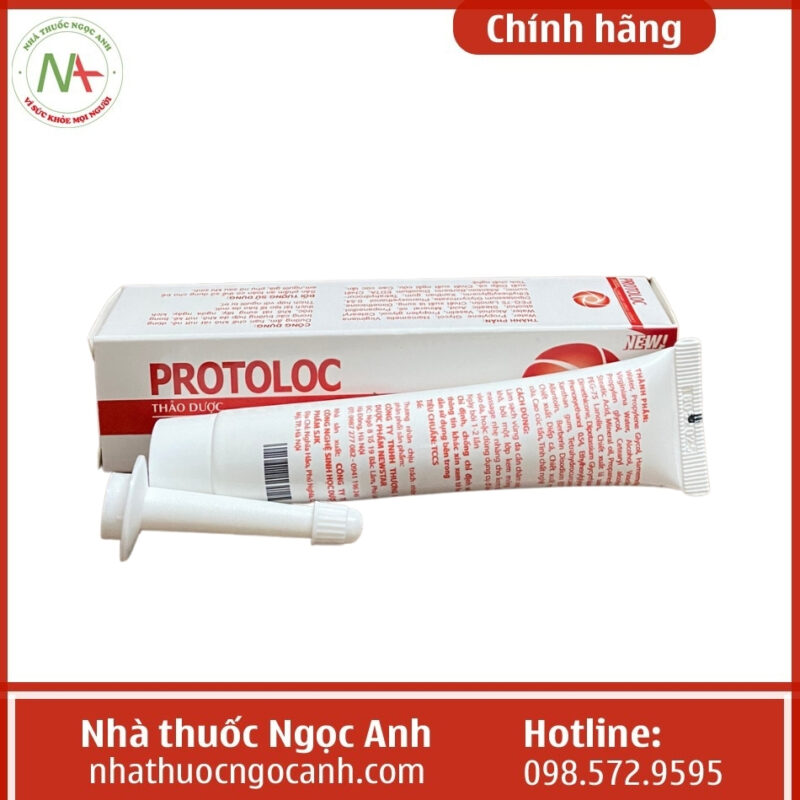 Thuốc bôi trĩ Protoloc 20g có tốt không, giá bao nhiêu, mua ở đâu