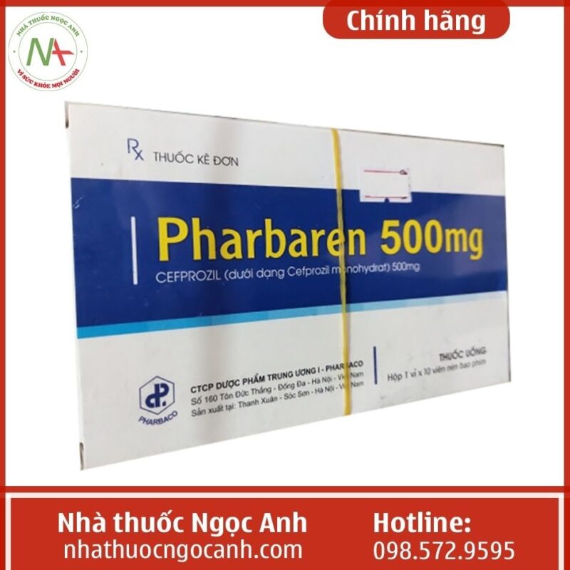Thuốc Pharbaren 500mg là thuốc gì? giá bao nhiêu? mua ở đâu?