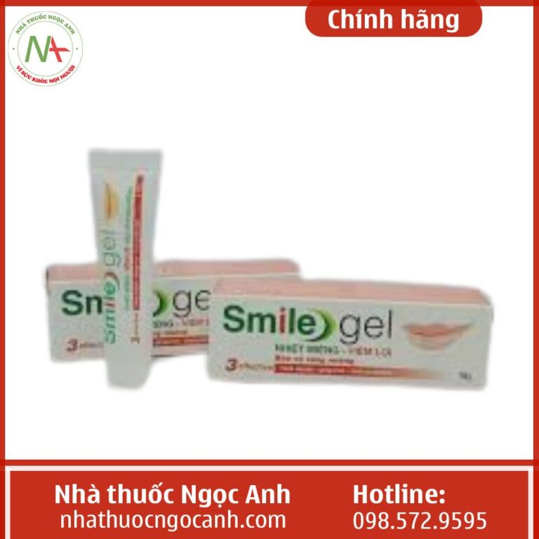 Thuốc Smile gel 10g là thuốc gì, có tác dụng gì, giá bao nhiêu, mua ở đâu