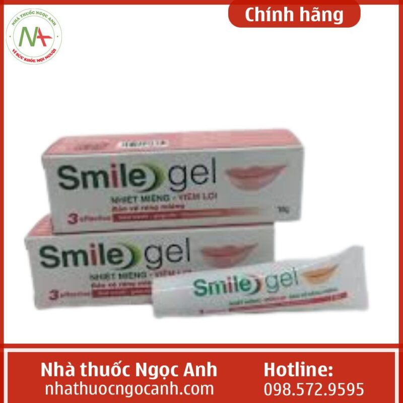 Thuốc Smile gel 10g là thuốc gì, có tác dụng gì, giá bao nhiêu, mua ở đâu