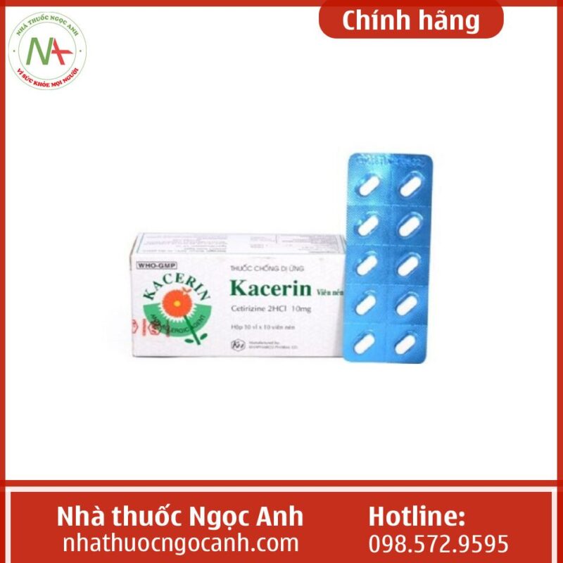 Thuốc Cadirizin: Công dụng, liều dùng, lưu ý tác dụng phụ, giá bán