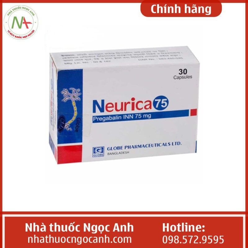 Thuốc Neurica 75 mg có tác dụng gì, giá bao nhiêu, mua ở đâu?