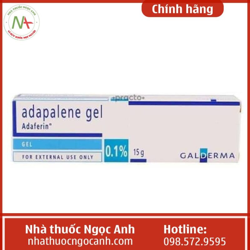 Thuốc Adapalene Gel Adaferin 0.1% là thuốc gì, giá bao nhiêu mua ở đâu