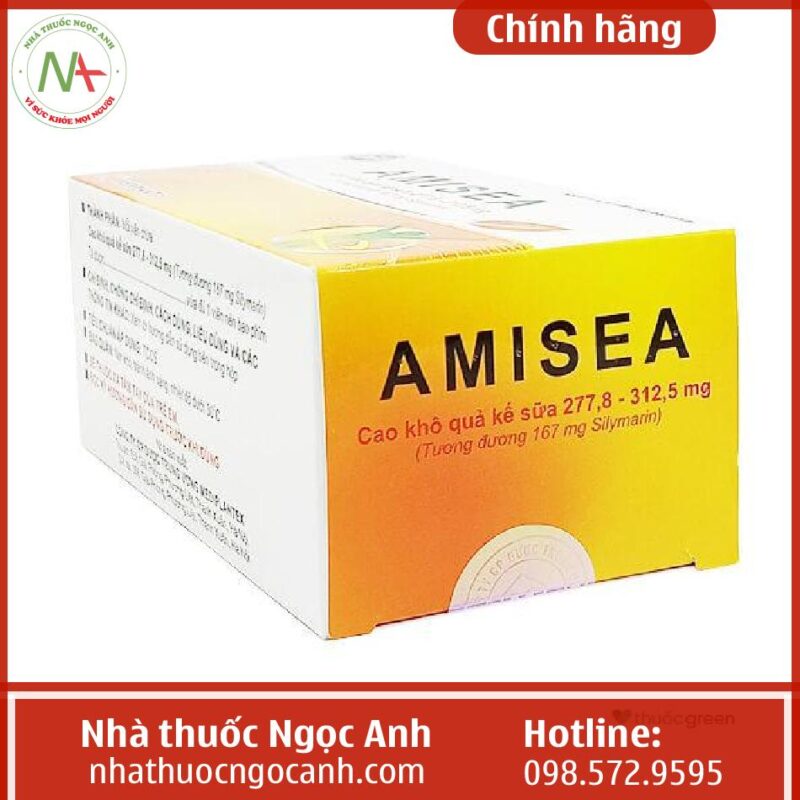 Thuốc Amisea: Công dụng, liều dùng, tác dụng phụ và giá bán