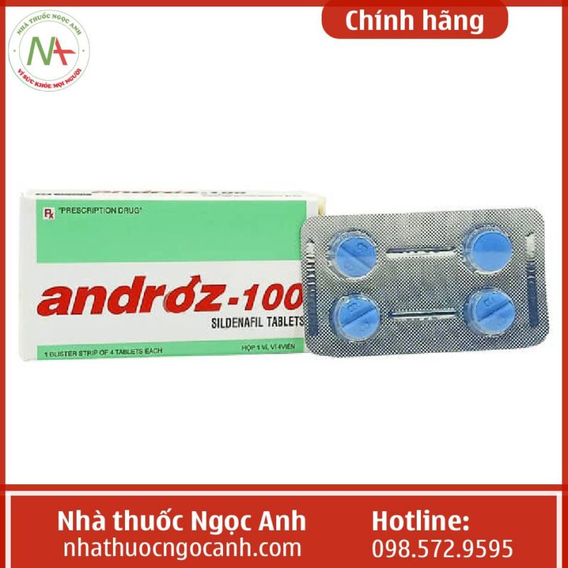 Thuốc Androz 100: Công dụng, liều dùng, lưu ý tác dụng phụ