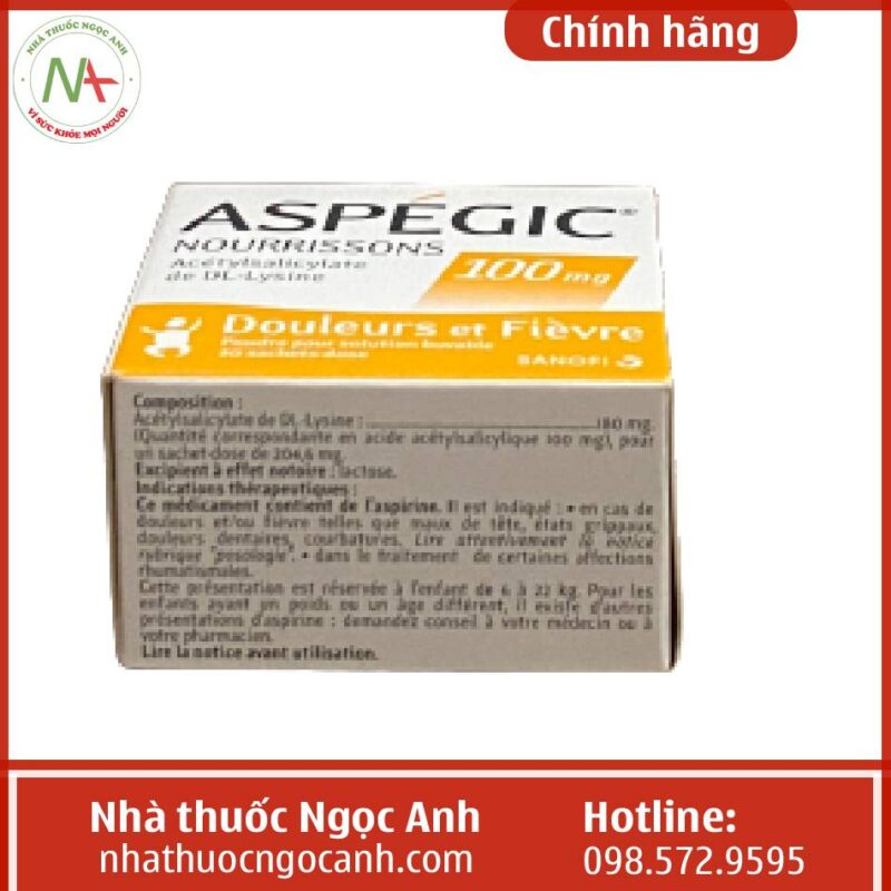 Thuốc Aspégic 100mg cho bà bầu không, giá bao nhiêu, mua ở đâu?