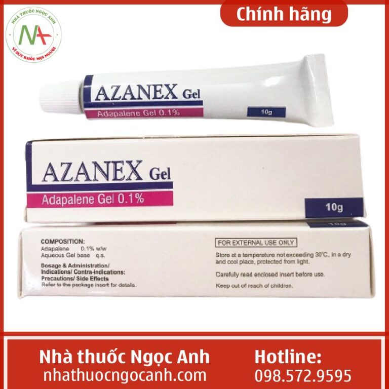 Thuốc Azanex Gel công dụng, có trị thâm không, giá bao nhiêu, mua ở đâu