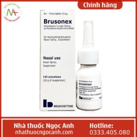 Thuốc xịt Brusonex Bruschettini 50mcg là thuốc gì, giá bao nhiêu, mua ở đâu