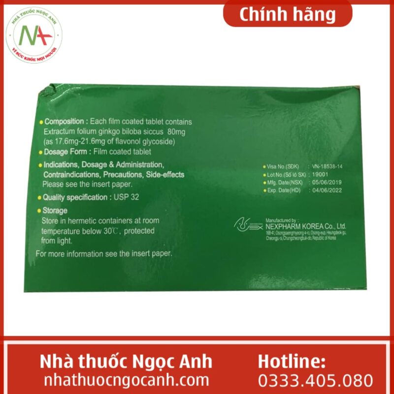 Thuốc Galobar tab 80 mg có tác dụng gì, giá bao nhiêu, mua ở đâu