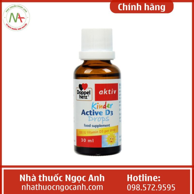 Kinder active D3 Drops có thật sự tốt không? Cách dùng?