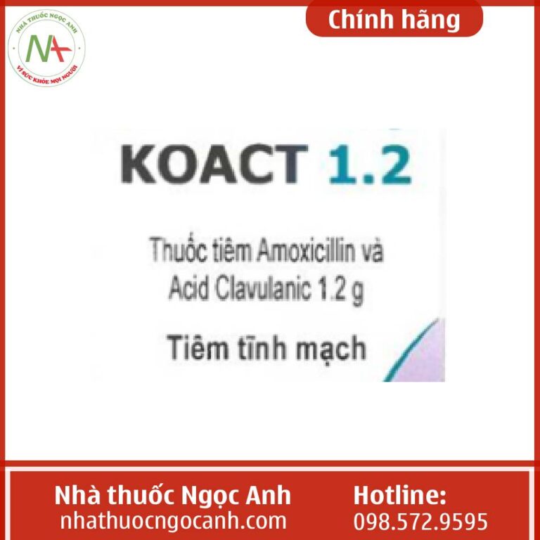 Thuốc Koact 1.2g là thuốc gì, có tác dụng gì, giá bao nhiêu, mua ở đâu