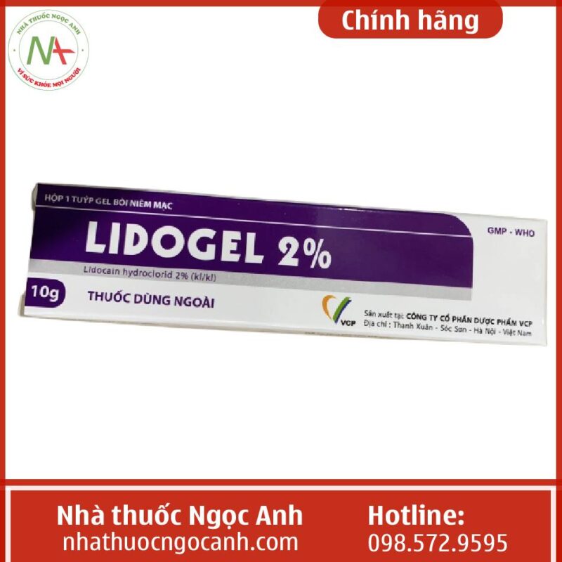 Thuốc Lidogel 2%: Công dụng, cách dùng và hướng dẫn sử dụng