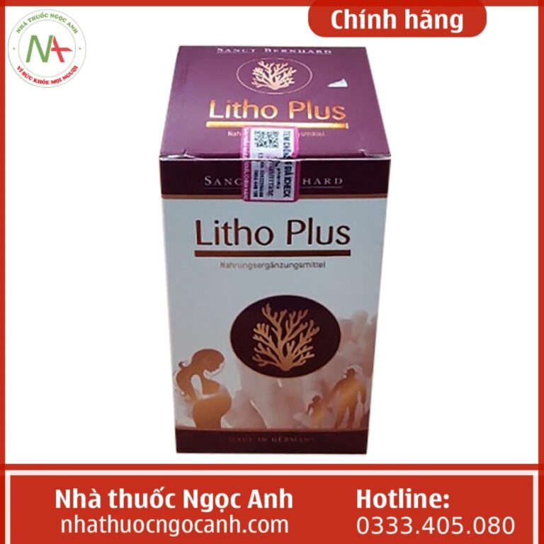 Thuốc canxi Litho Plus 60 viên có tốt không, giá bao nhiêu, mua ở đâu