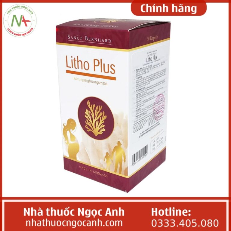 Thuốc canxi Litho Plus 60 viên có tốt không, giá bao nhiêu, mua ở đâu