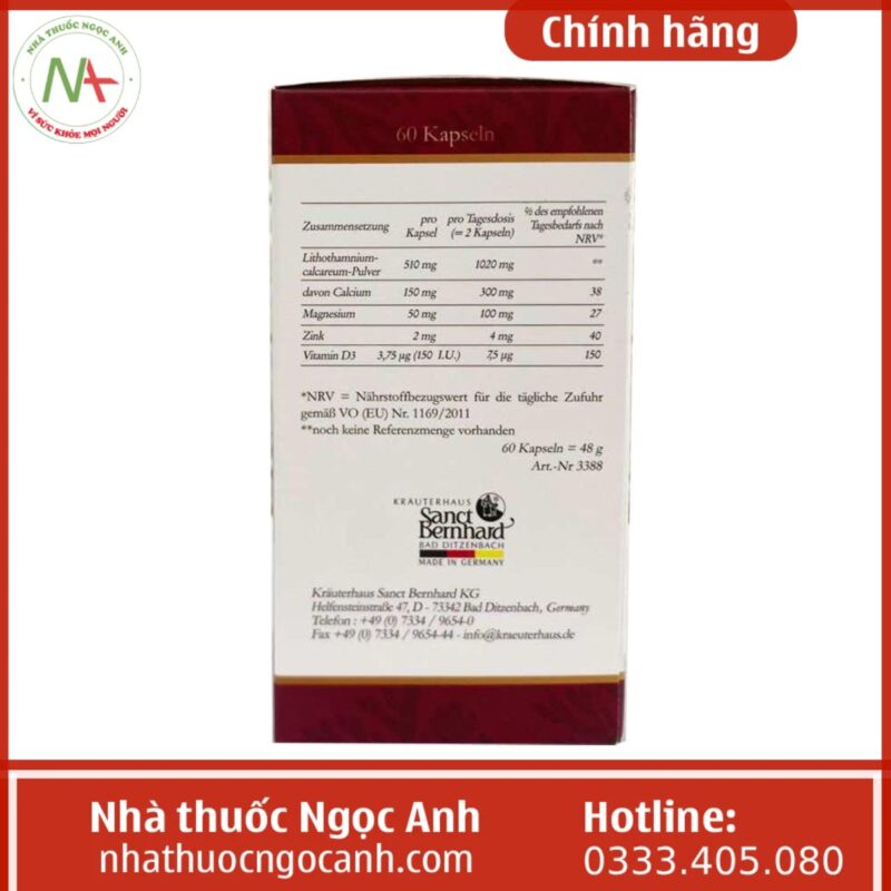Thuốc canxi Litho Plus 60 viên có tốt không, giá bao nhiêu, mua ở đâu