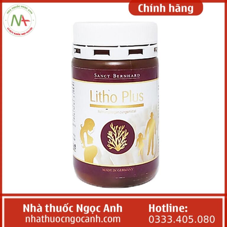Thuốc canxi Litho Plus 60 viên có tốt không, giá bao nhiêu, mua ở đâu