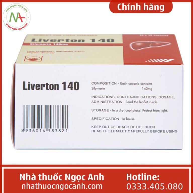 Thuốc Liverton 140 uống trước hay sau ăn, giá bao nhiêu, mua ở đâu