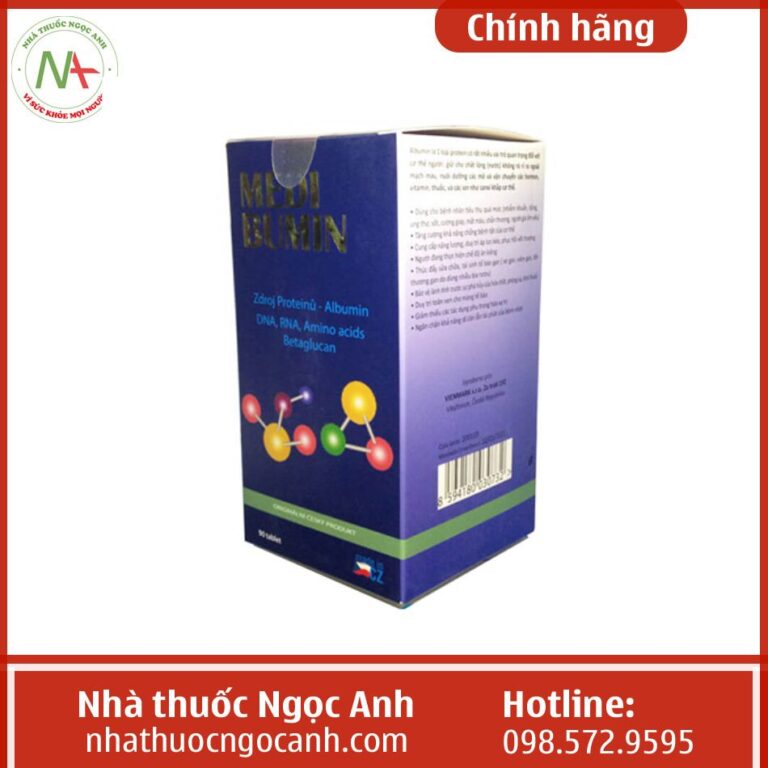 Medi Bumin là thuốc gì, có tác dụng gì, giá bao nhiêu, mua ở đâu?
