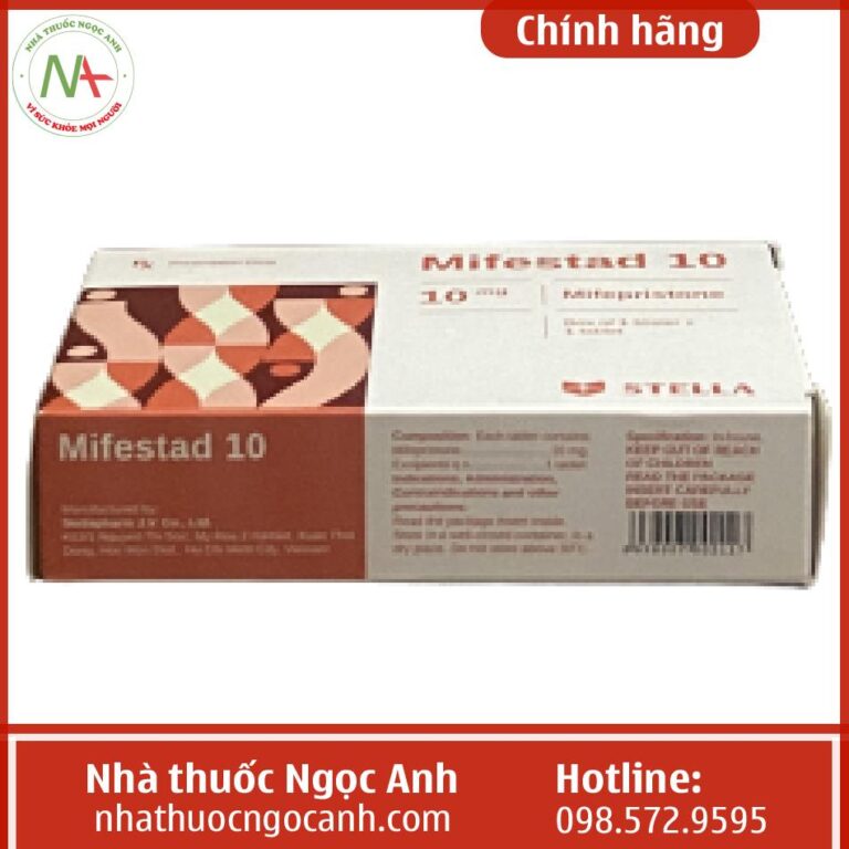 Thuốc Mifestad 10 - thuốc kế đơn tránh thai khẩn cấp chính hãng.
