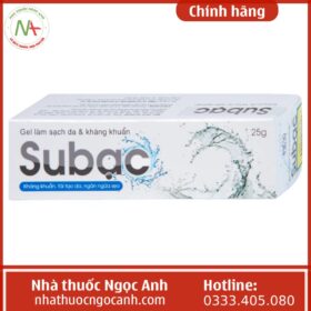 Subạc có dùng được cho trẻ sơ sinh không, giá bao nhiêu, mua ở đâu