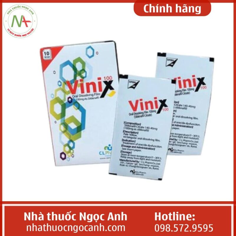 Thuốc Vinix 100 tem ngậm có tốt không, giá bao nhiêu, mua ở đâu
