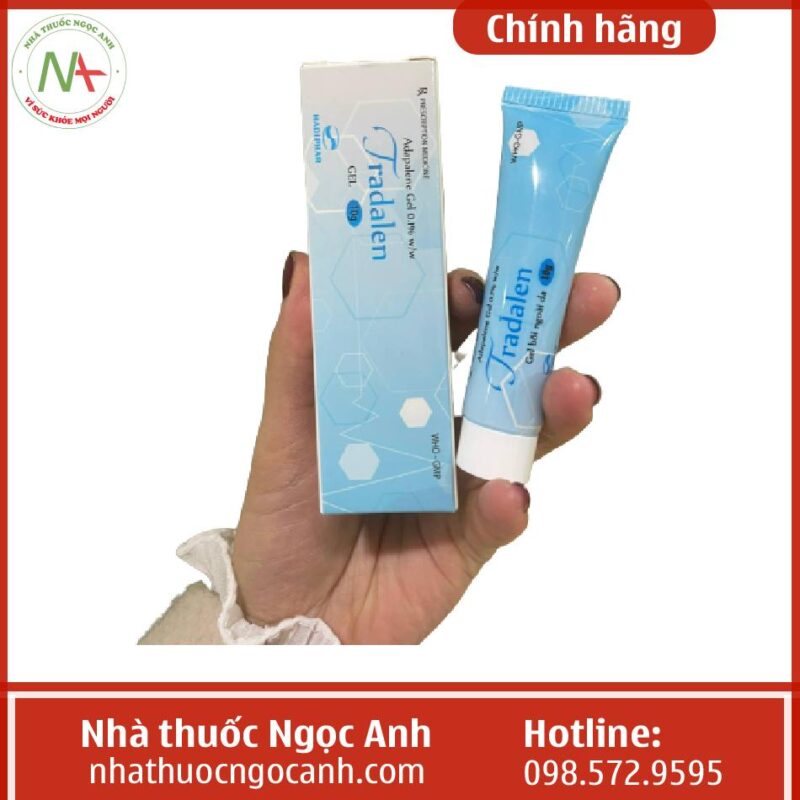 Thuốc Tradalen Adalapene 0.1 là thuốc gì, giá bao nhiêu, mua ở đâu