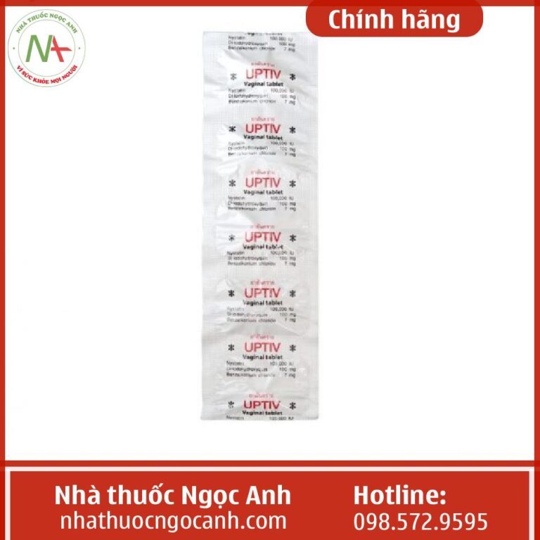 Thuốc đặt Uptiv có tác dụng gì, có tốt không, giá bao nhiêu, mua ở đâu