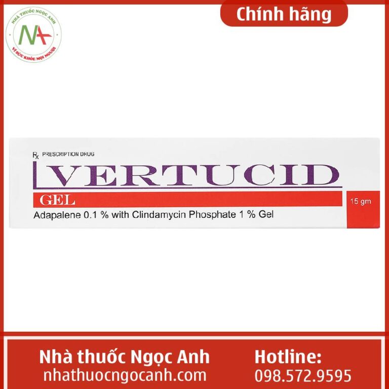Thuốc Vertucid có đẩy mụn ẩn không, giá bao nhiêu, mua ở đâu?
