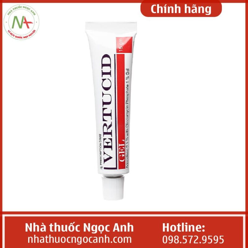 Thuốc Vertucid có đẩy mụn ẩn không, giá bao nhiêu, mua ở đâu?