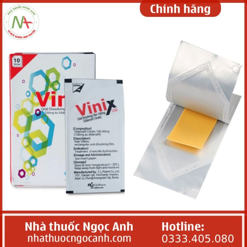 Thuốc Vinix 100 tem ngậm có tốt không, giá bao nhiêu, mua ở đâu