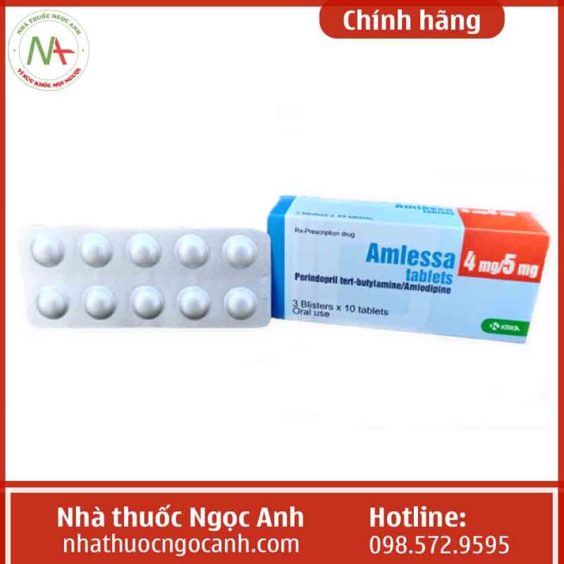 Thuốc Amlessa 4mg/5mg có tác dụng gì, giá bao nhiêu, mua ở đâu