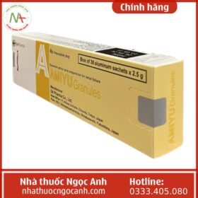 Thuốc Amiyu Granules 2,5g là thuốc gì, cách uống, giá bao nhiêu, mua ở đâu?