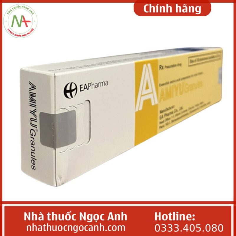 Thuốc Amiyu Granules 2,5g là thuốc gì, cách uống, giá bao nhiêu, mua ở đâu?