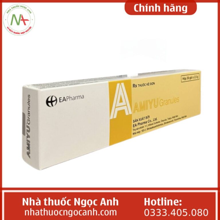 Thuốc Amiyu Granules 2,5g là thuốc gì, cách uống, giá bao nhiêu, mua ở đâu?