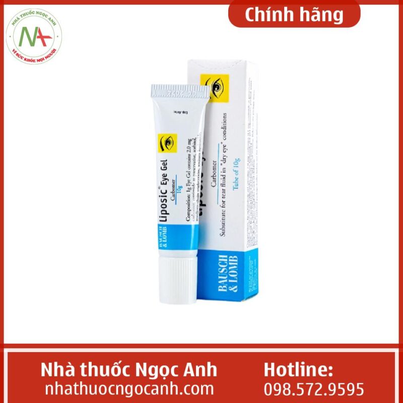 Thuốc Liposic Eye Gel là thuốc gì, cách dùng, giá bao nhiêu, mua ở đâu