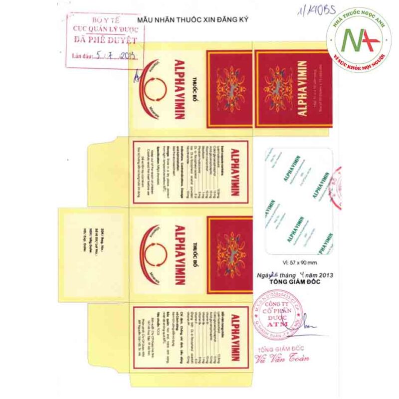 Thuốc Alphavimin là thuốc gì, tác dụng gì, giá bao nhiêu, mua ở đâu
