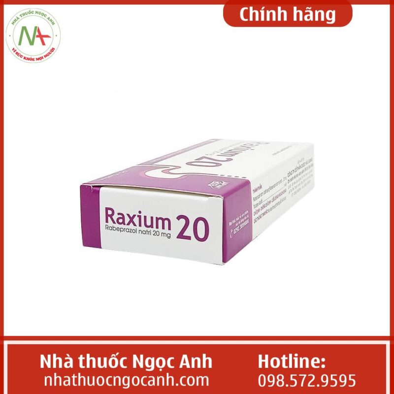 Thuốc Raxium 20 uống trước hay sau ăn, giá bao nhiêu, mua ở đâu