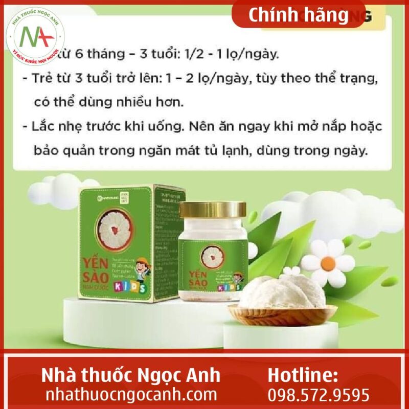 Yến sào Nam Dược Kids có tốt không, giá bao nhiêu, mua ở đâu?