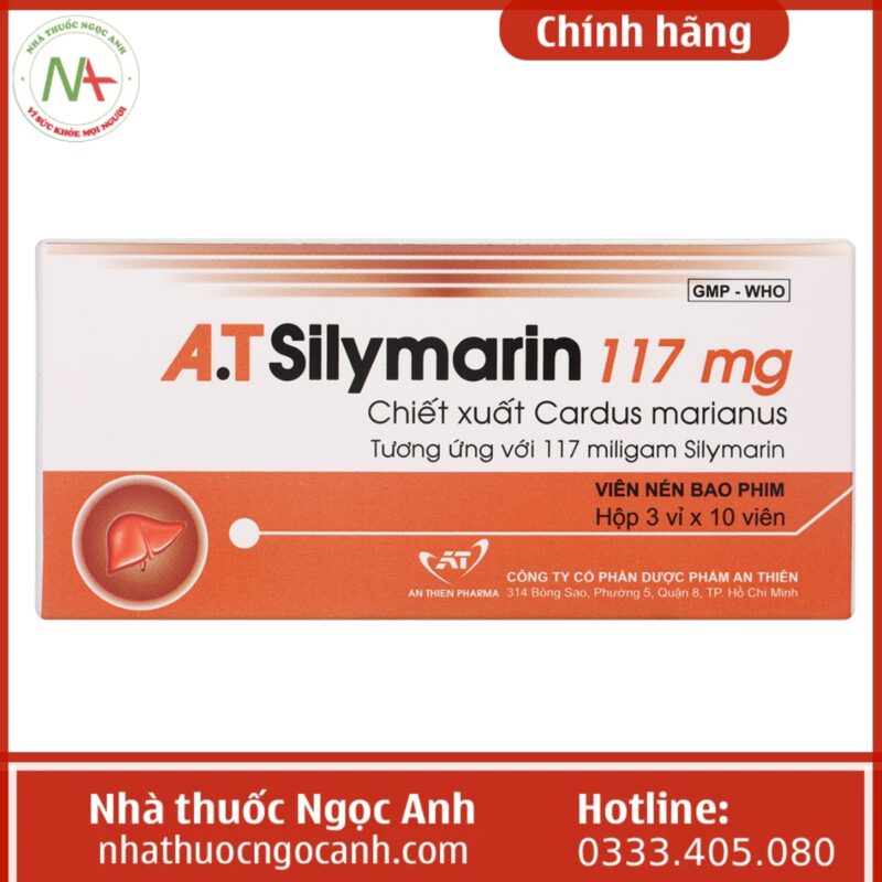 Thuốc A.T Silymarin 117mg có tác dụng gì, giá bao nhiêu, mua ở đâu