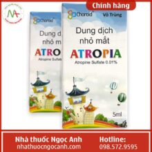Thuốc nhỏ mắt Atropia Atropin 0.01% giá bao nhiêu, mua ở đâu?