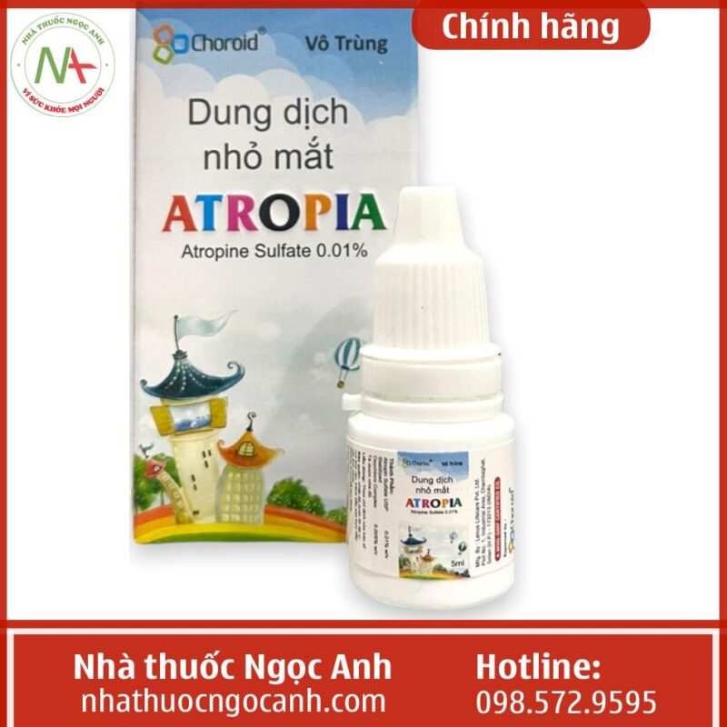 Thuốc Atropia có tác dụng gì, mua ở đâu, giá bao nhiêu?