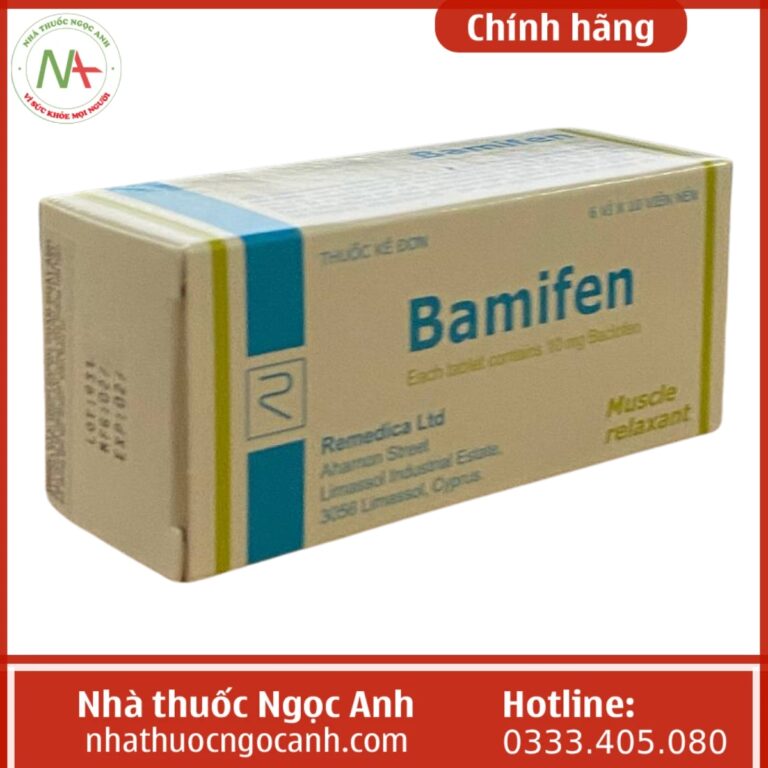 Thuốc Bamifen 10mg là thuốc gì, trị gì, giá bao nhiêu, mua ở đâu?